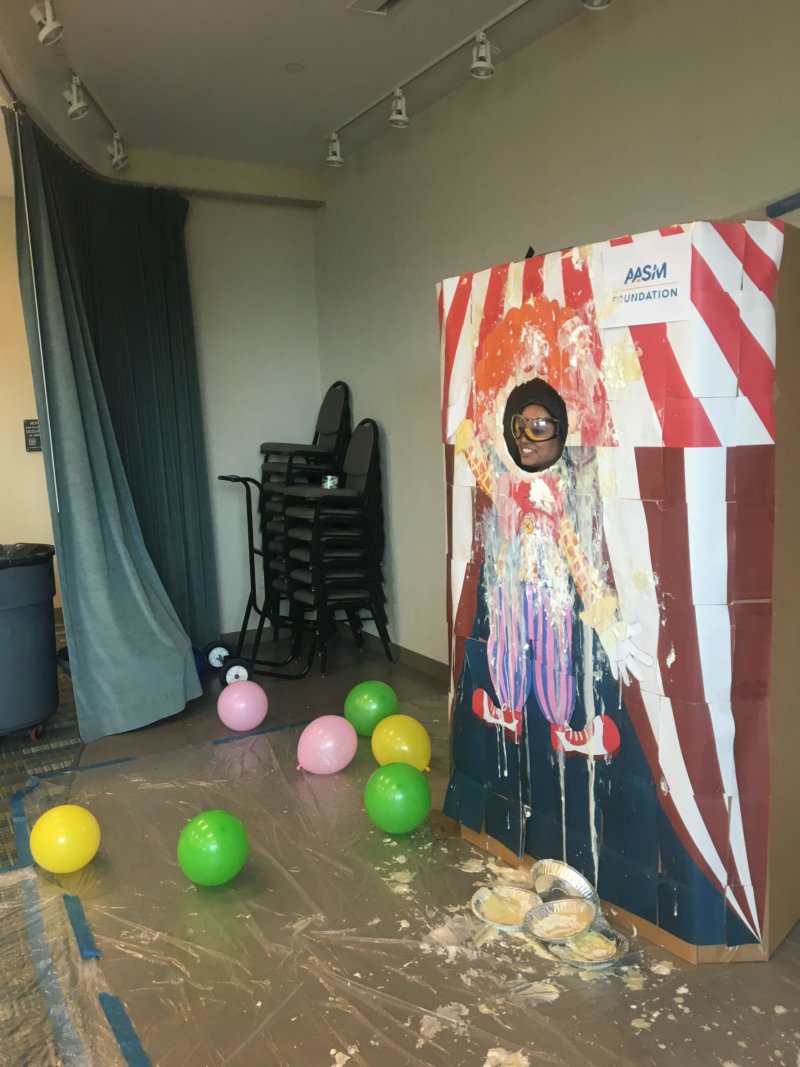 Philanthropic Pie Throwing Event - AASM Foundation